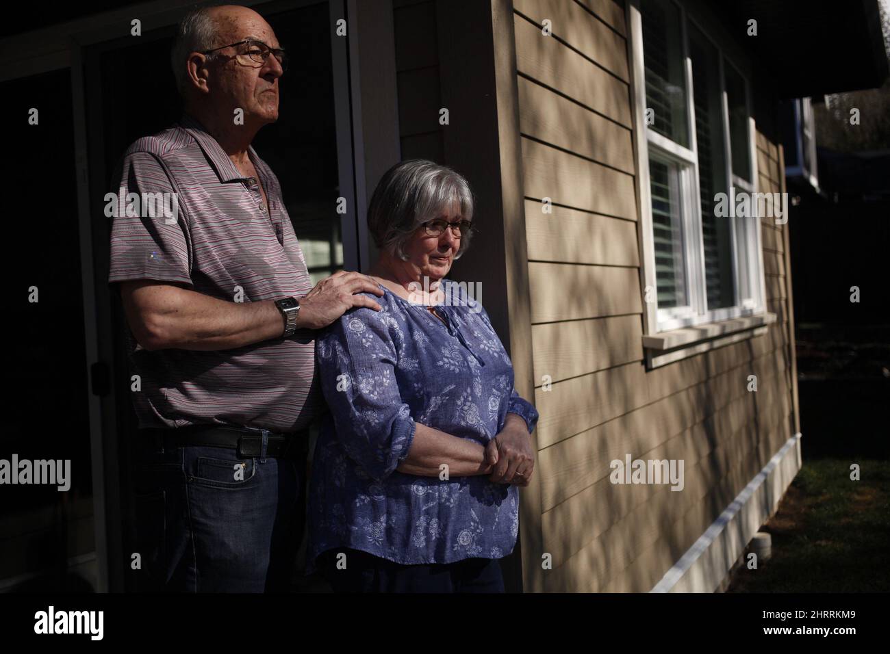 Ron Rauch and his wife Audrey are photographed at their home in ...