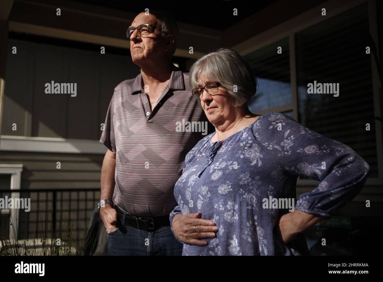 Ron Rauch and his wife Audrey are photographed at their home in ...