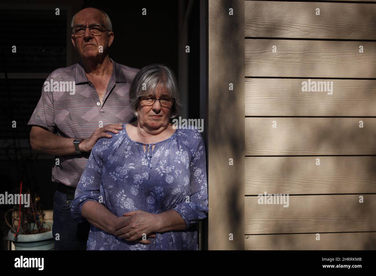 Ron Rauch and his wife Audrey are photographed at their home in ...
