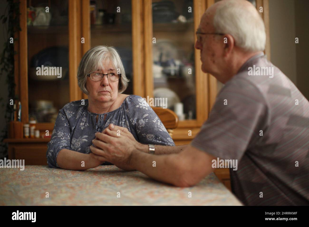 Ron Rauch and his wife Audrey are photographed at their home in ...