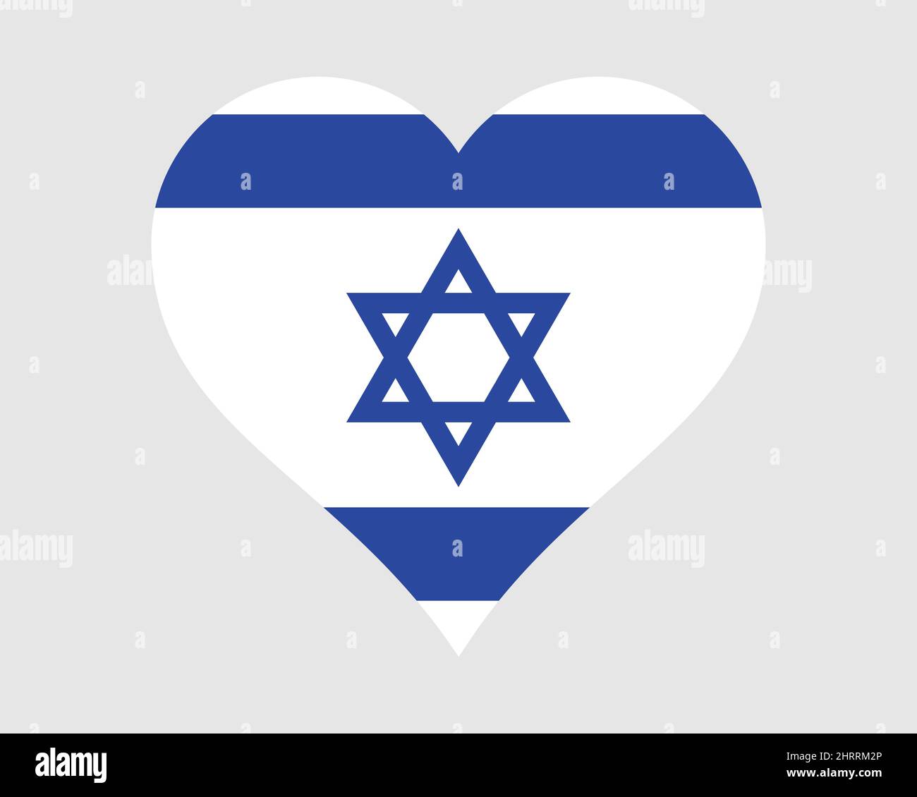 Israel Heart Flag. Israeli Love Shape Country Nation National Flag ...