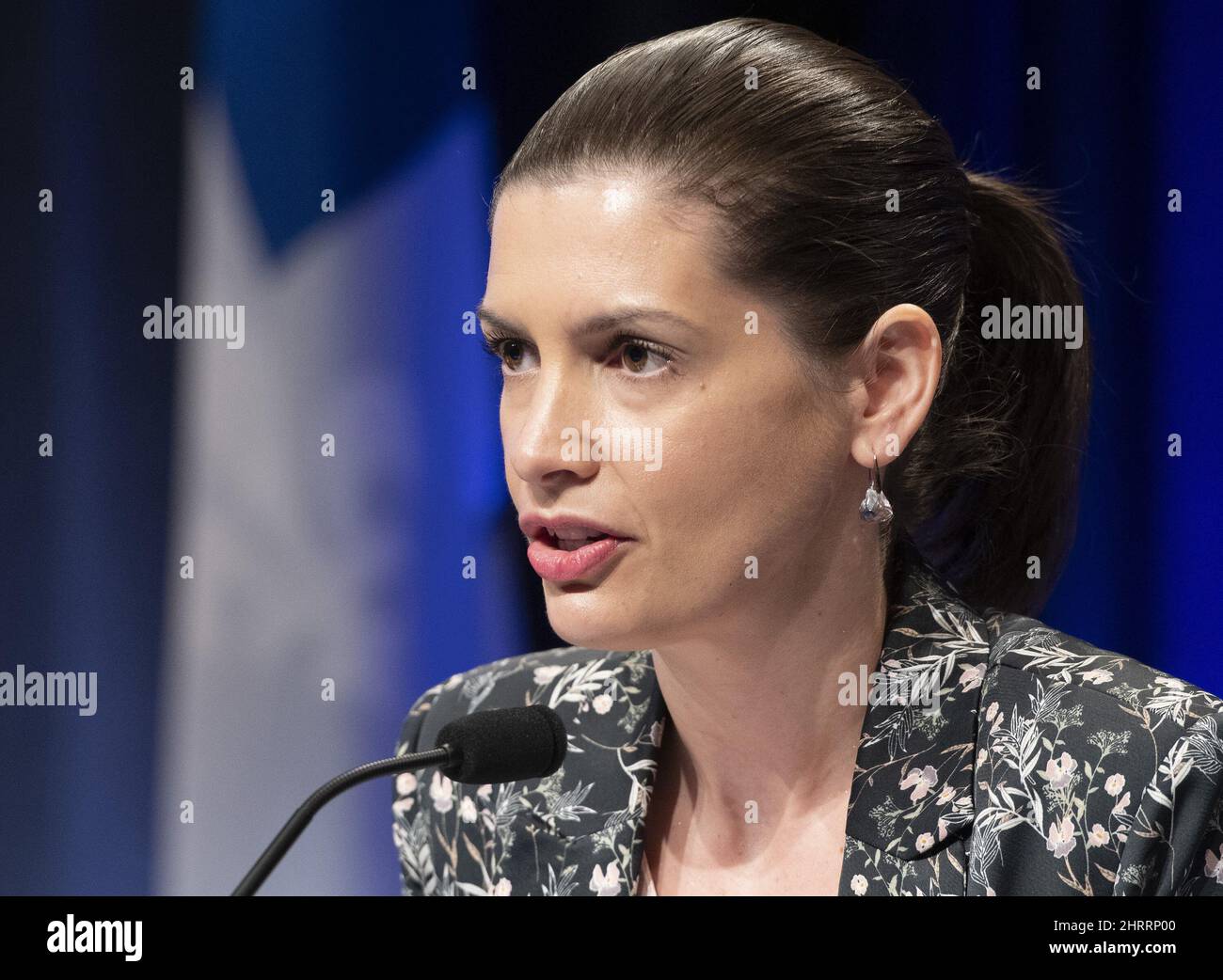 Quebec Deputy premier and Public Security Minister Genevieve Guilbault ...