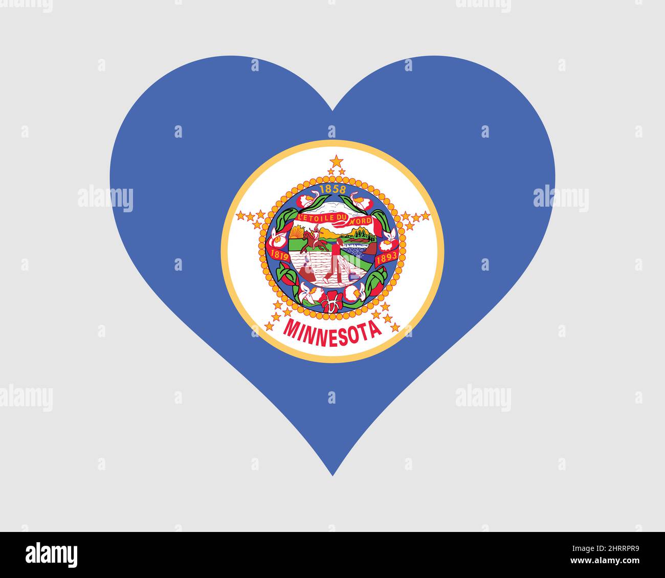 Minnesotan flag Stock Vector Images - Alamy