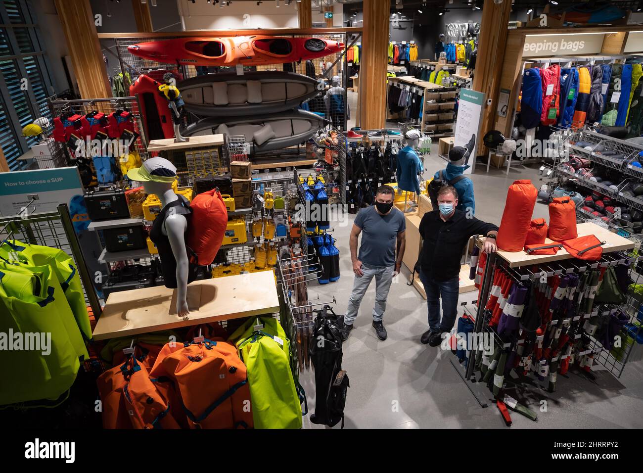 Eric Claus, left, CEO and Chairman of MEC Canada, and Jay Taylor ...