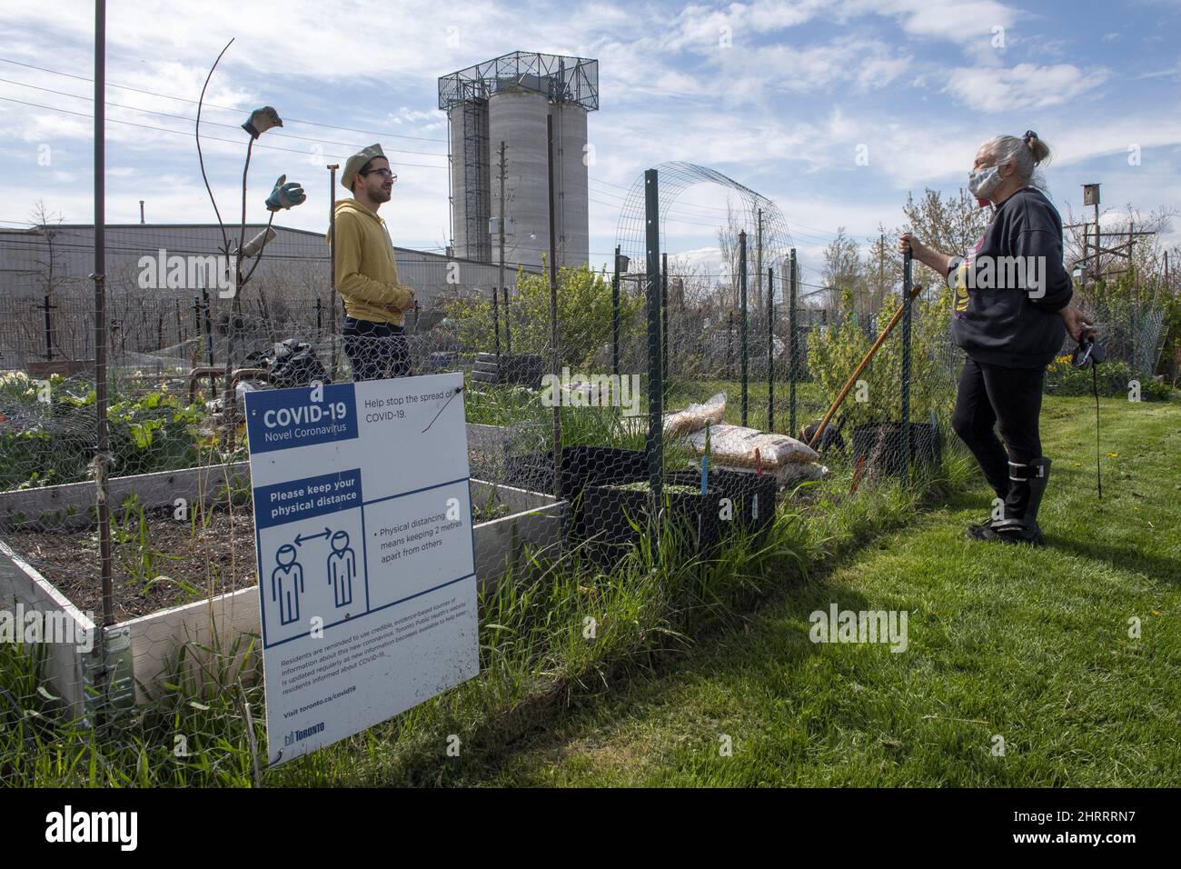 Zeid Zabaneh and Robyn Leigh take a break to chat about their plants at ...