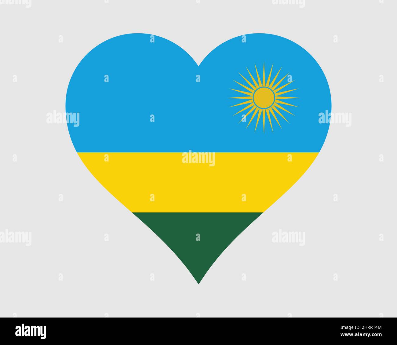 Rwanda heart flag rwandan hi-res stock photography and images - Alamy