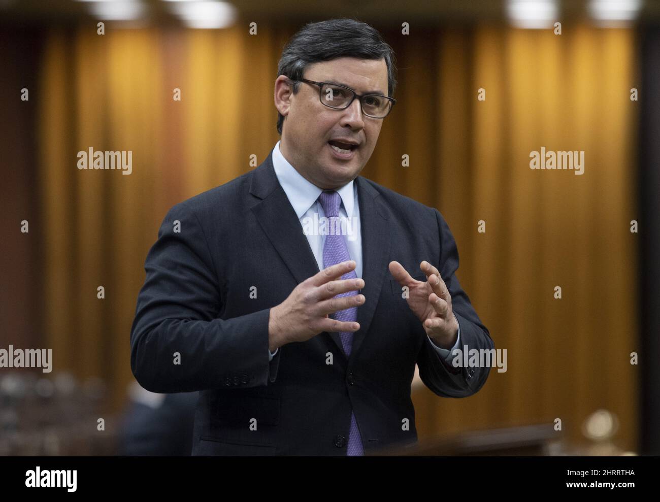Conservative MP Michael Chong rises during Question Period in the House ...