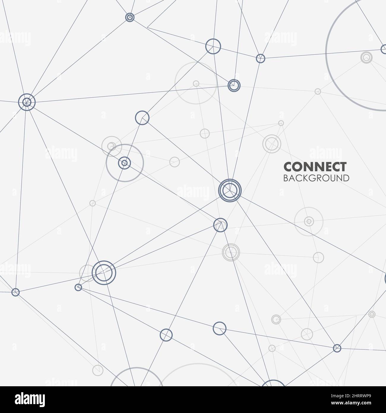 Vector technology concept with abstract color form, lines and dots ...