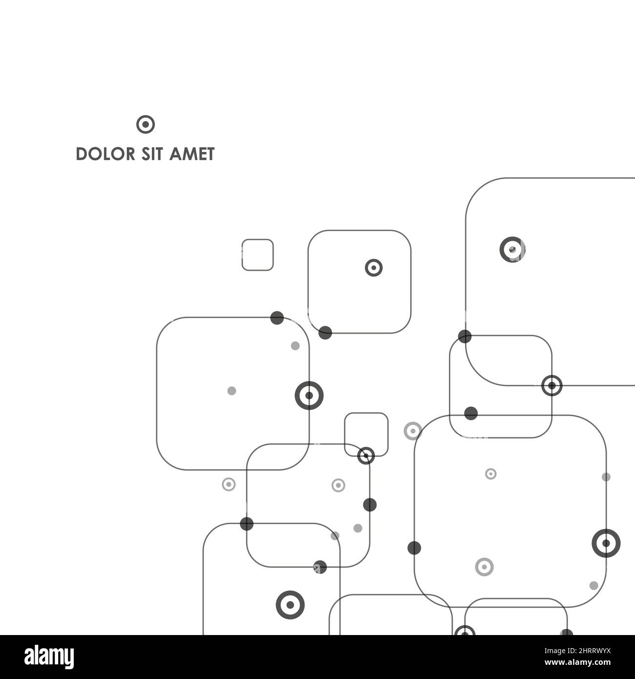 Black connected squares on white background Stock Vector Image & Art ...