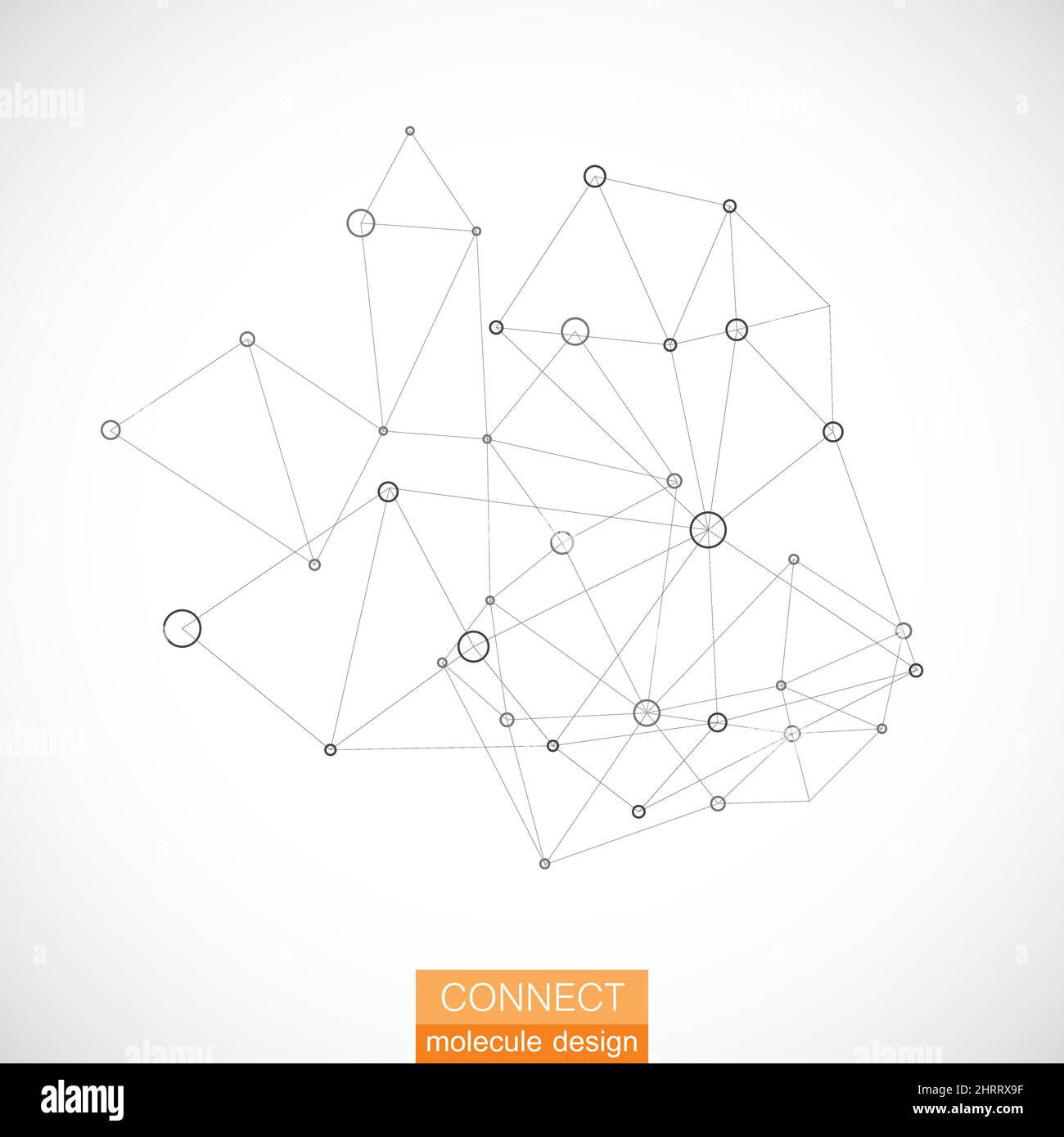Molecule Structure Vector Illustration Background Stock Vector Image