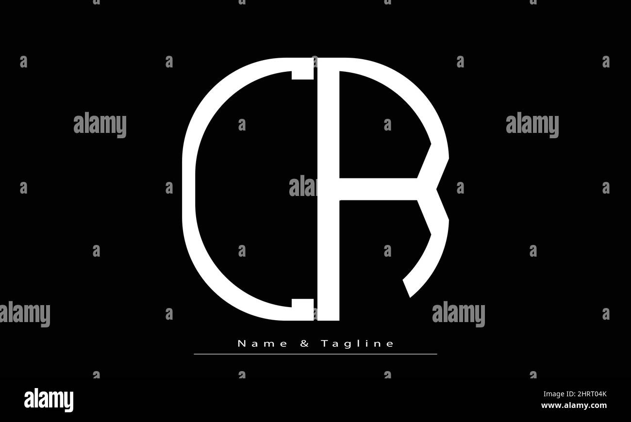 Alphabet letters Initials Monogram logo CR, RC Stock Vector Image & Art ...