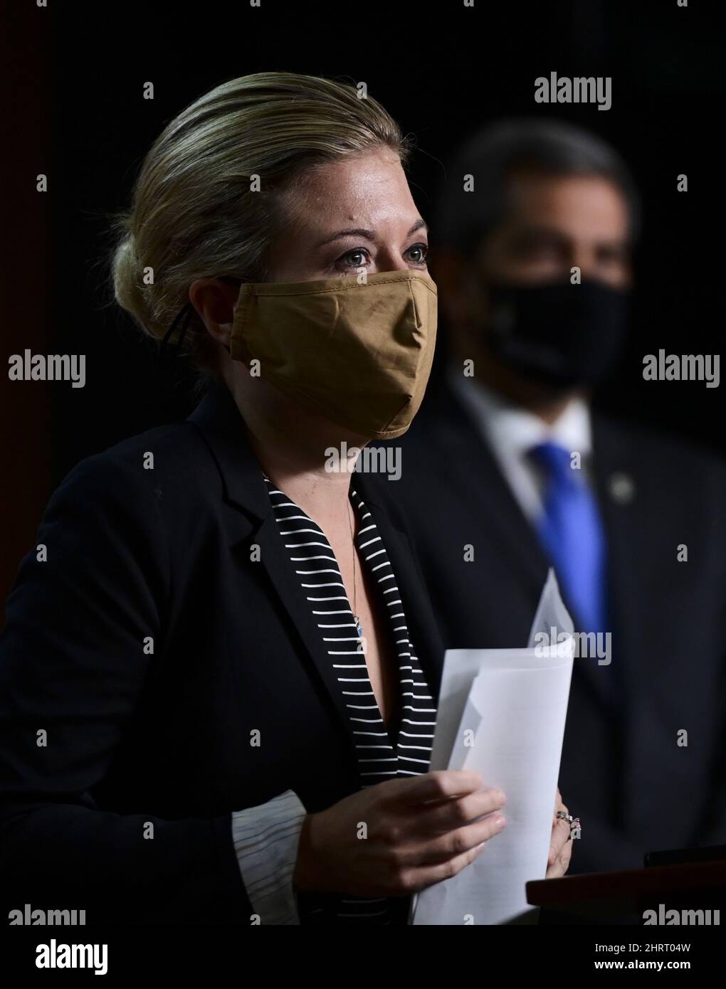 Conservative MP Michelle Rempel Garner and Pierre Paul-Hus hold a press ...