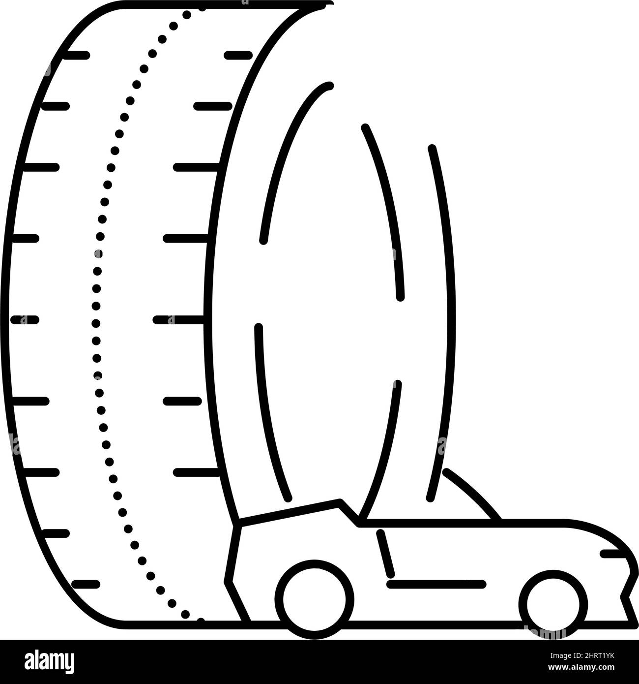 high performance tires line icon vector illustration Stock Vector Image ...