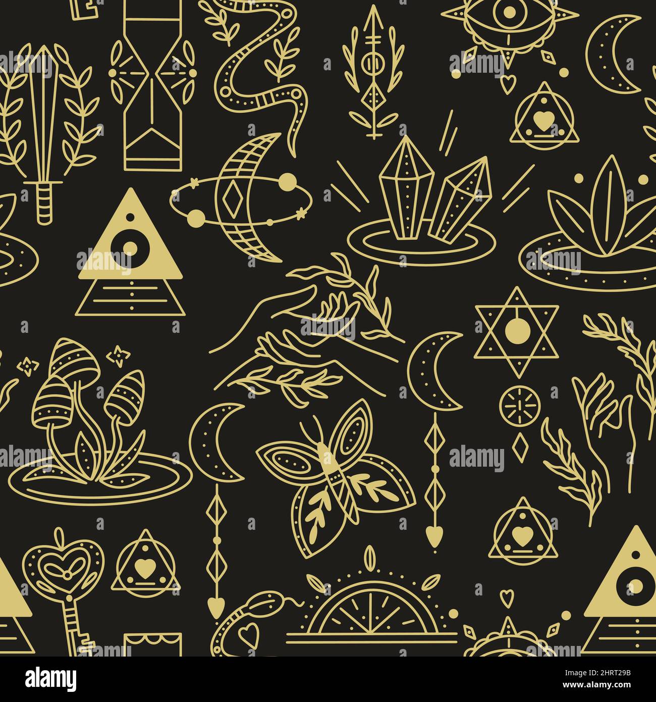 Magical symbols hi-res stock photography and images - Alamy