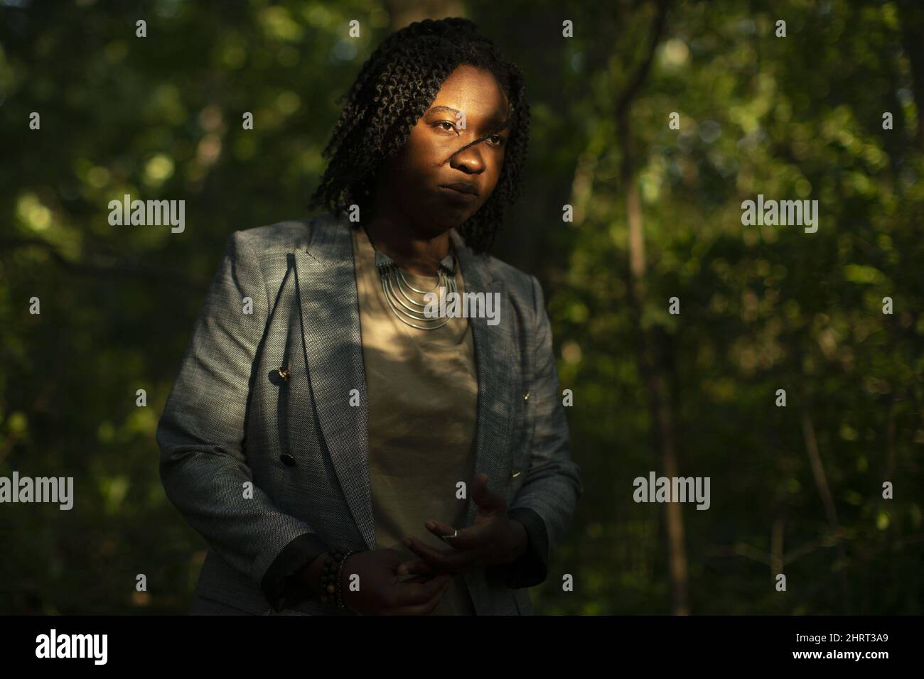 Poet and writer Canisia Lubrin is photographed in Whitby, Ontario on ...