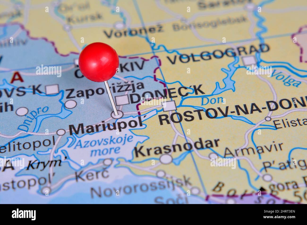Mariupol map hi-res stock photography and images - Alamy