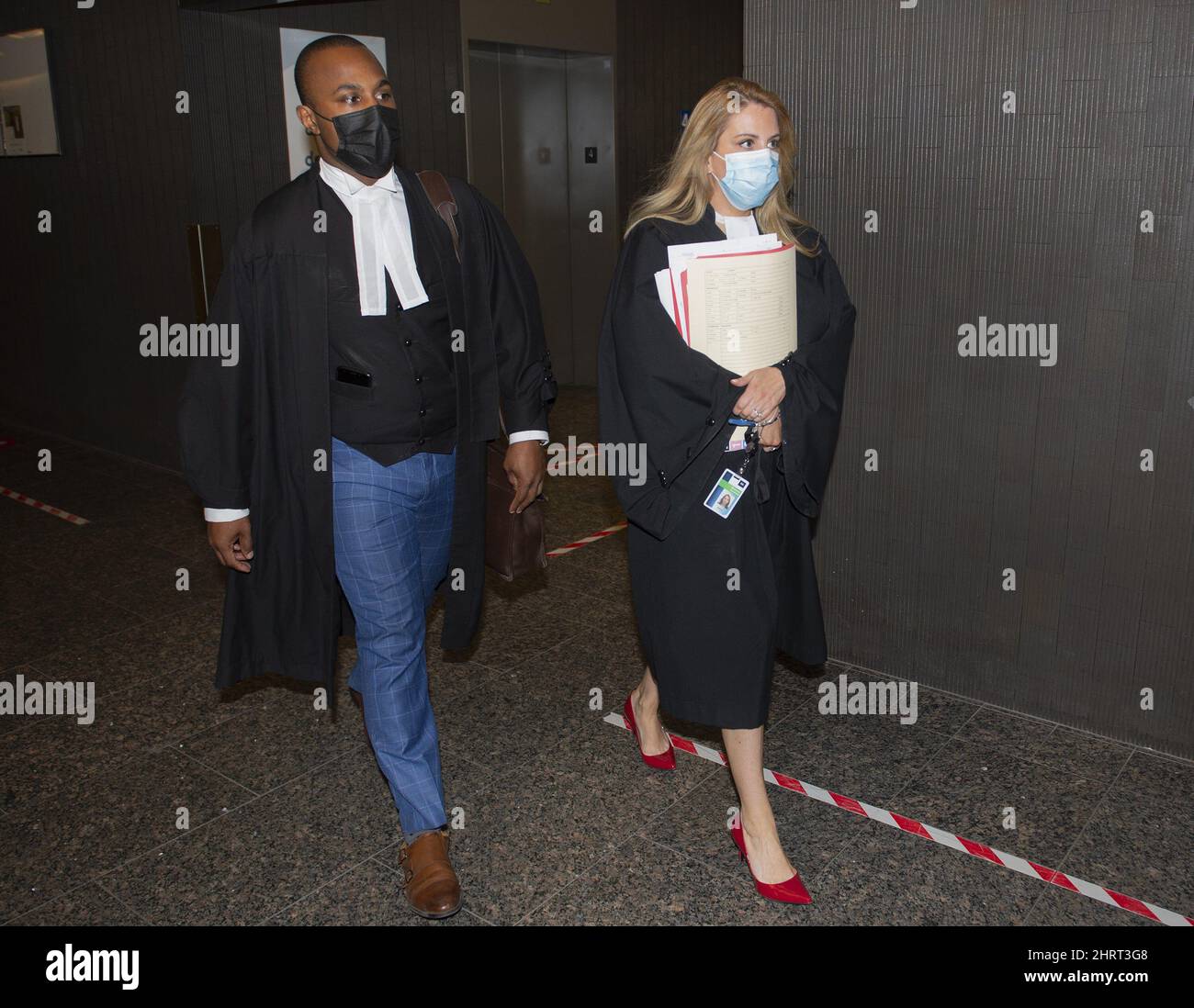Annabelle Sheppard, right, crown prosecutor for the case against Luc ...