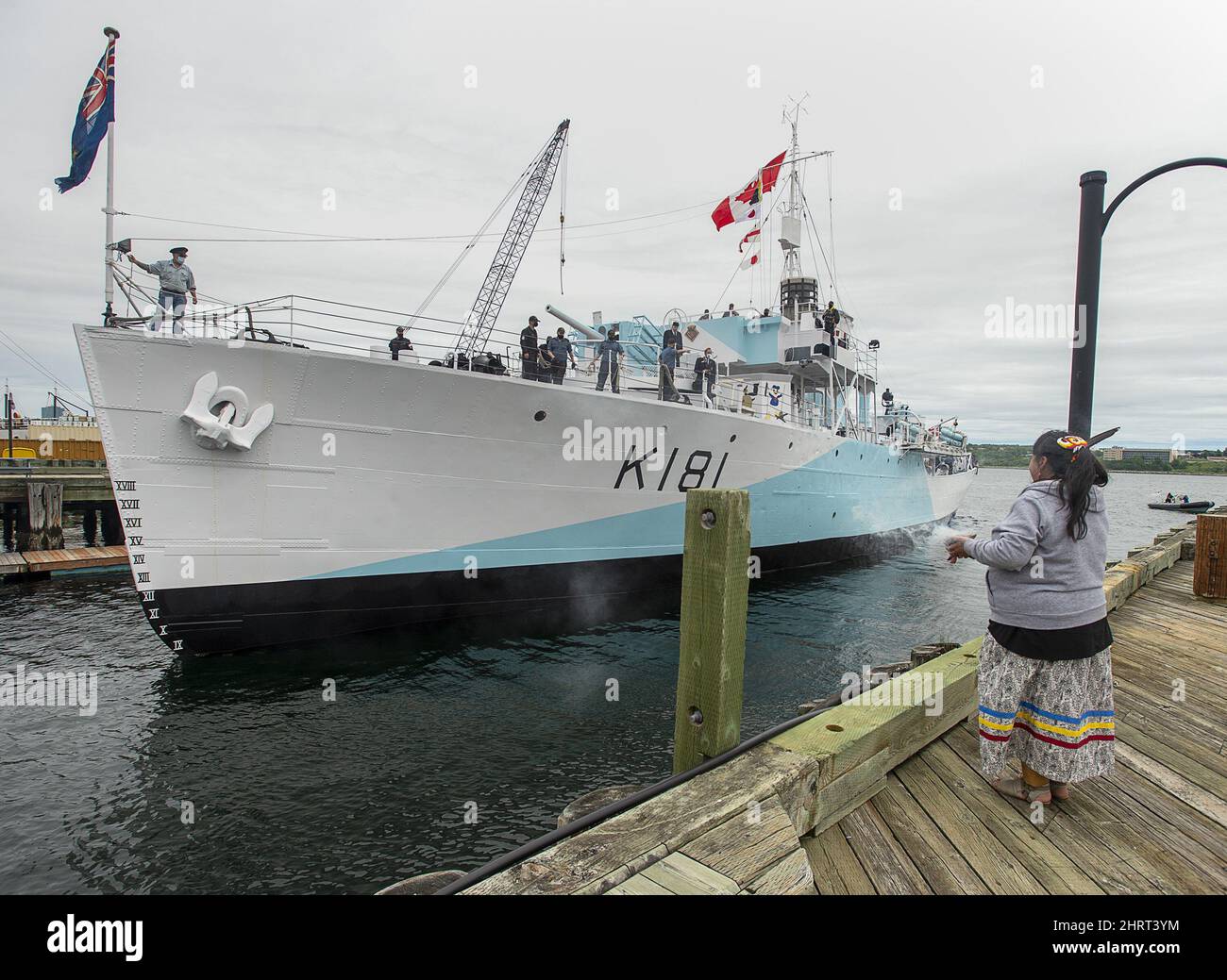 First Nations elder Debbie Eisan, a retired RCN chief petty officer ...