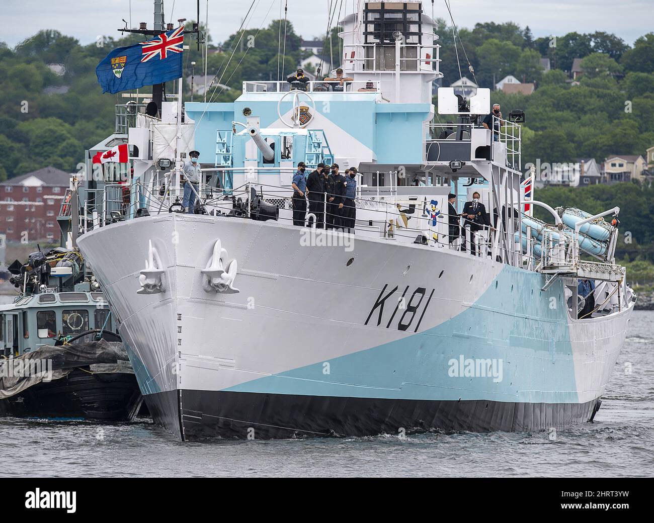 The recently refitted Second World War corvette HMCS Sackville heads to ...