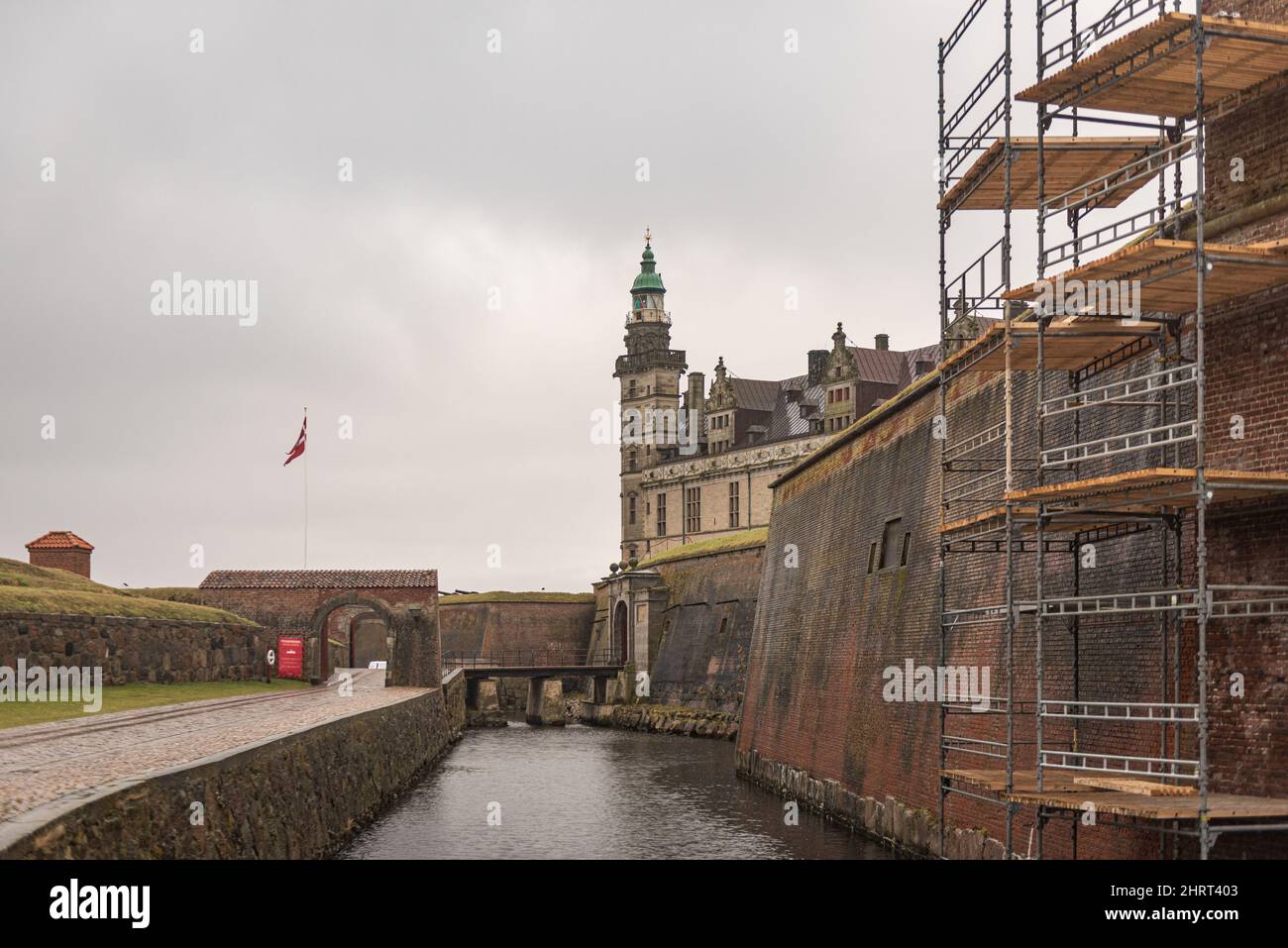 Kronborg is a castle and stronghold in the town of Helsingør, Denmark ...