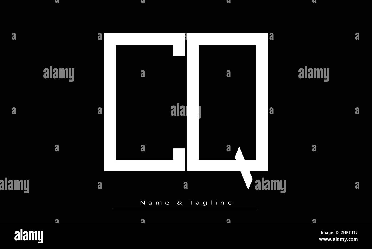 Alphabet letters Initials Monogram logo CQ, QC Stock Vector Image & Art ...