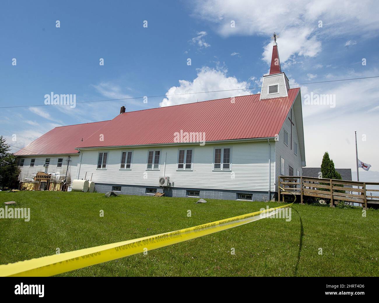 Fire was contained at the rear of St. Kateri Tekakwitha Church in ...