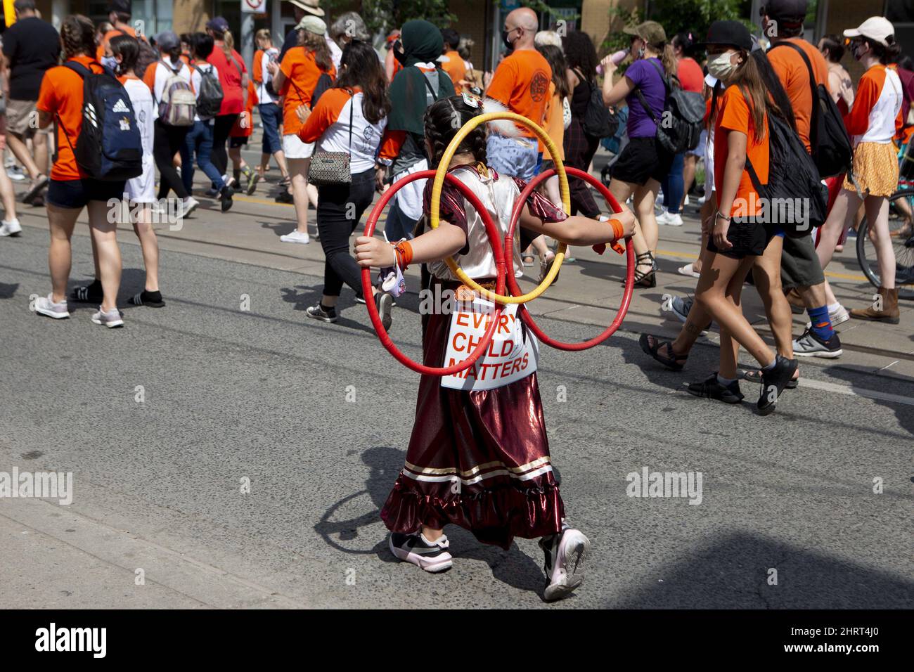 Eight-year-old hoop dancer Emilee Ann Pitawanakwat joins an Every Child ...