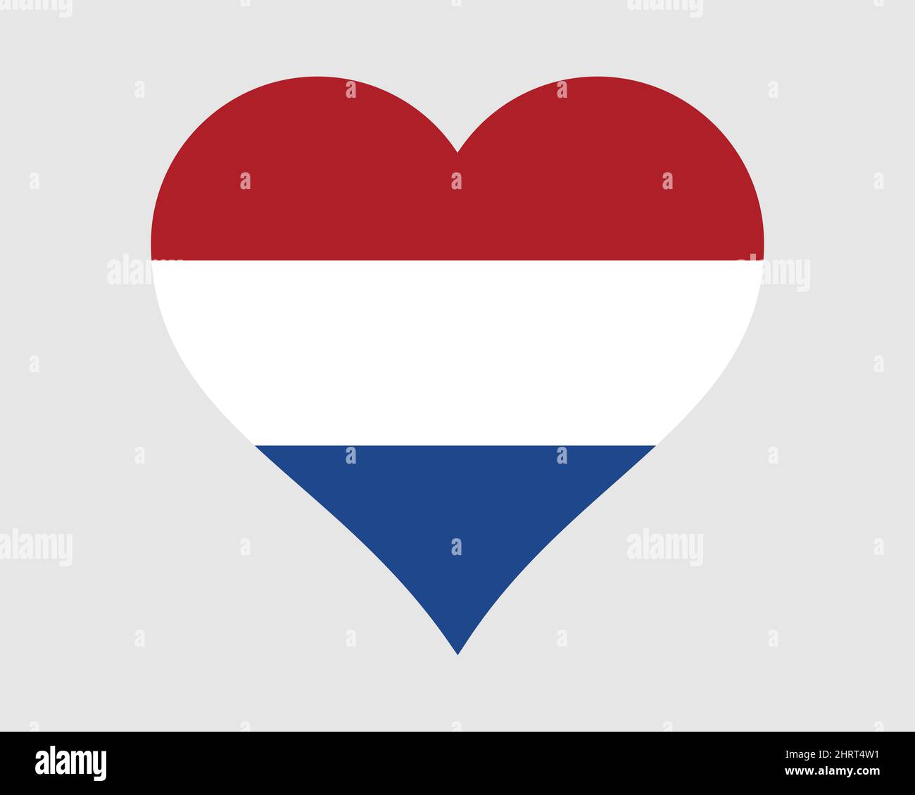 Netherlands Heart Flag. Dutch Love Shape Country Nation National Flag ...