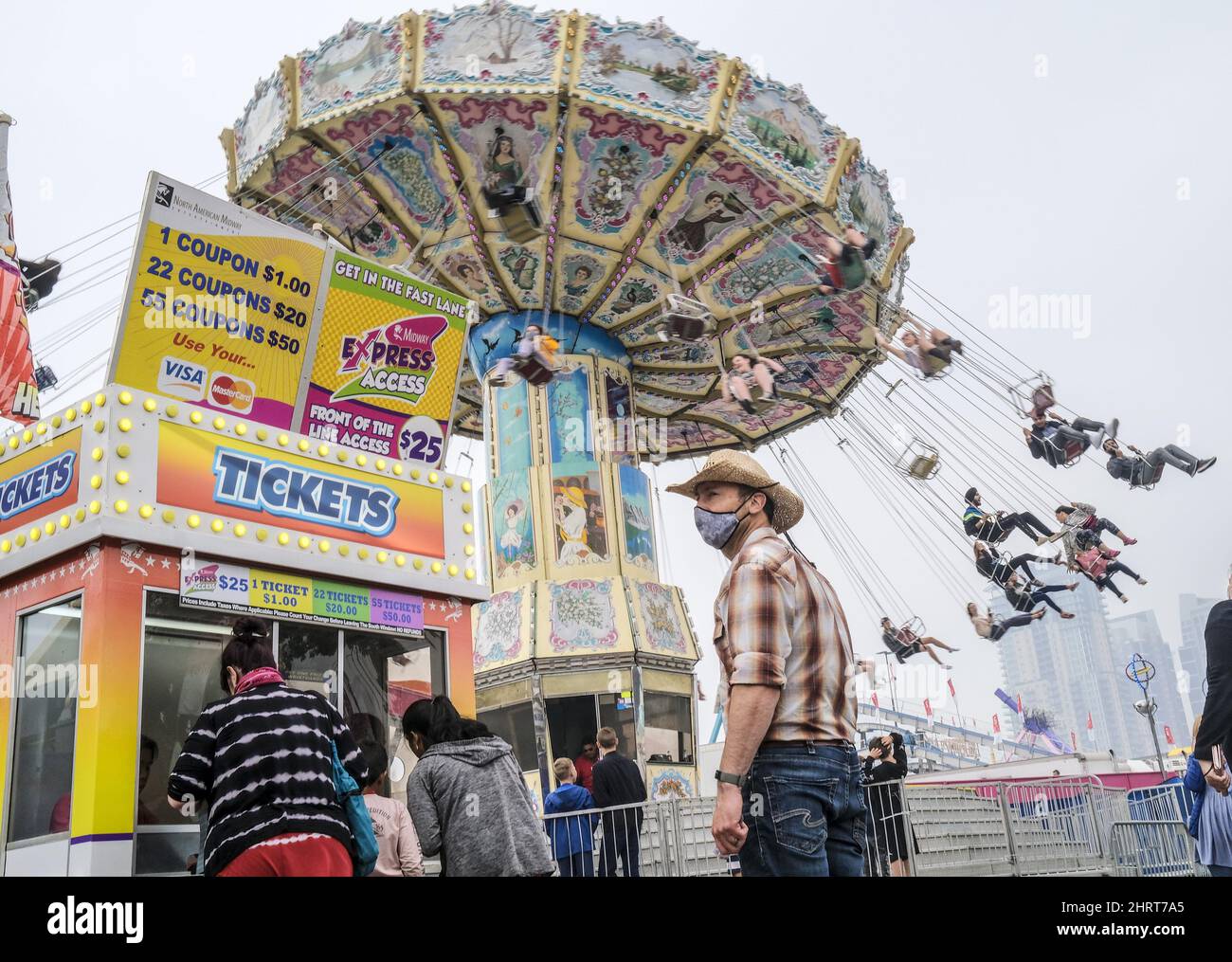Visitors to the Stampede had to cope an Air Quality Health Index (AQHI ...