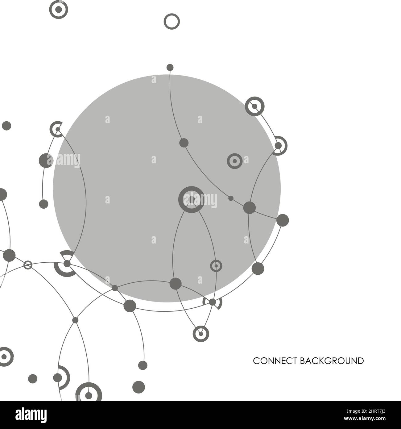 Abstract pattern of rounded lines and dots with space for text Stock ...