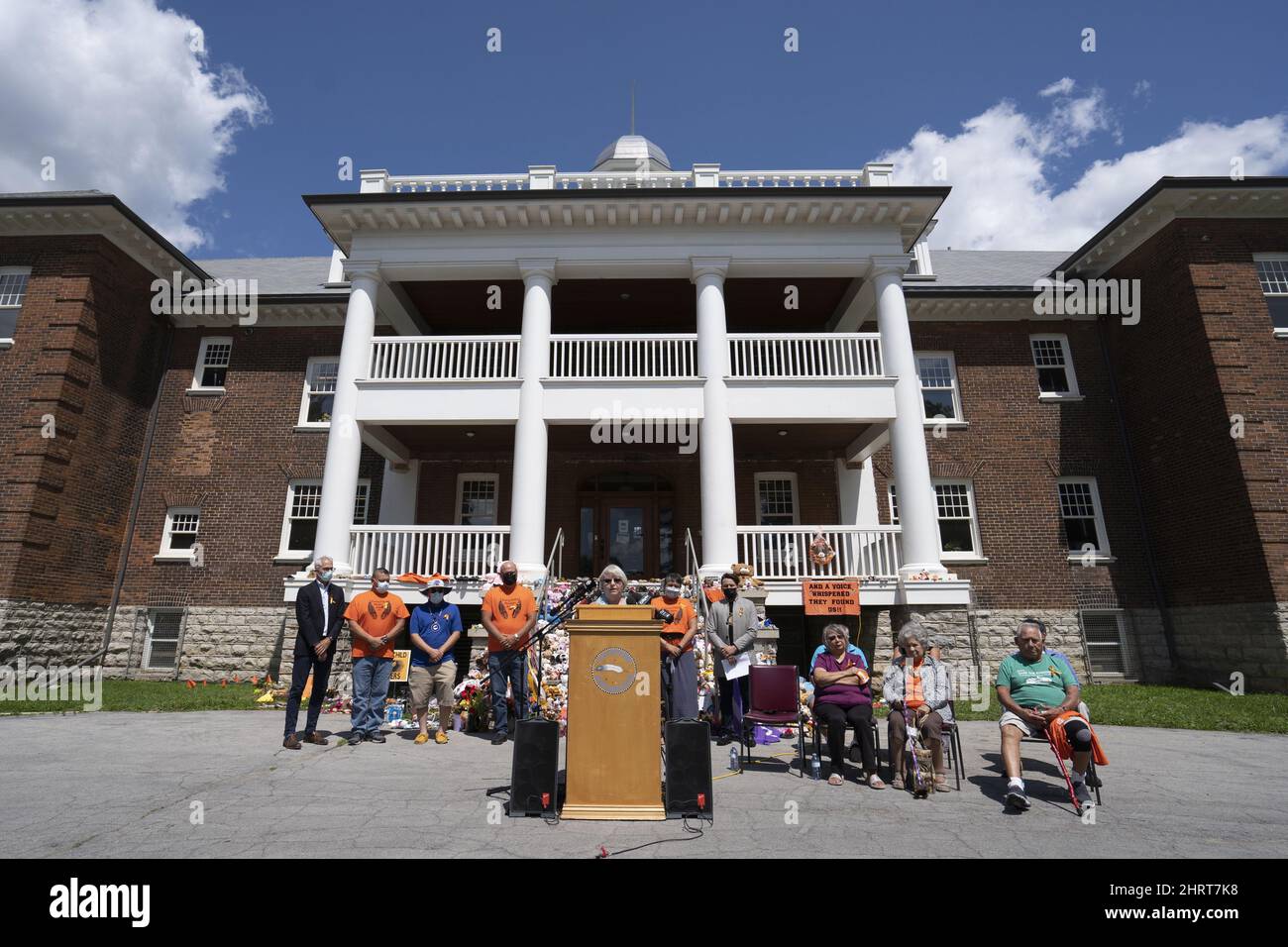 Dawn Hill, a survivor of the Mohawk Institute Residential School ...