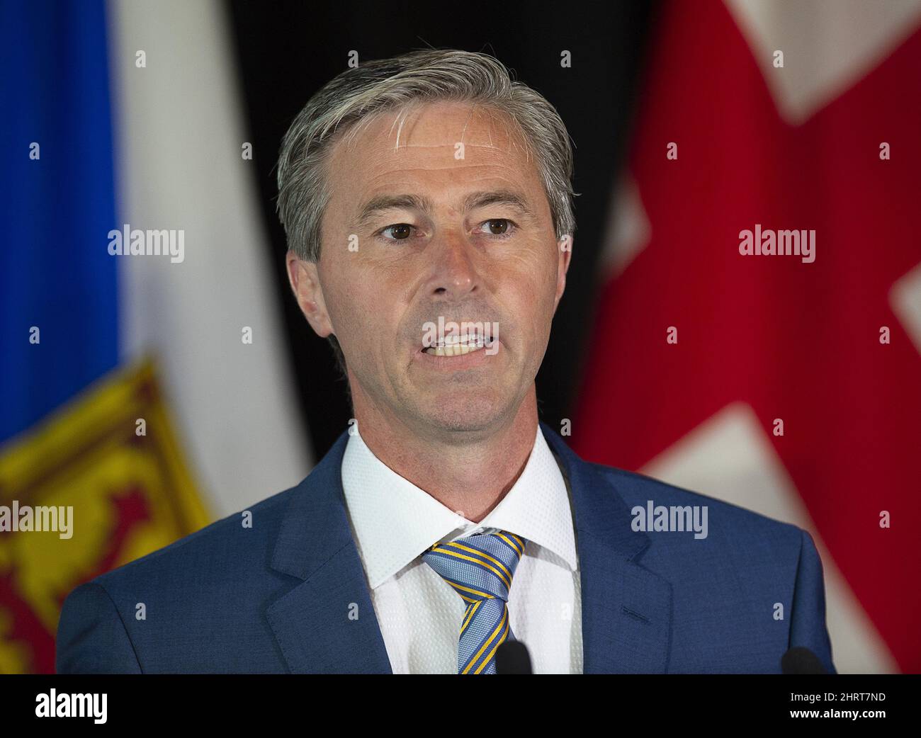 Nova Scotia Progressive Conservative leader Tim Houston unveils his ...