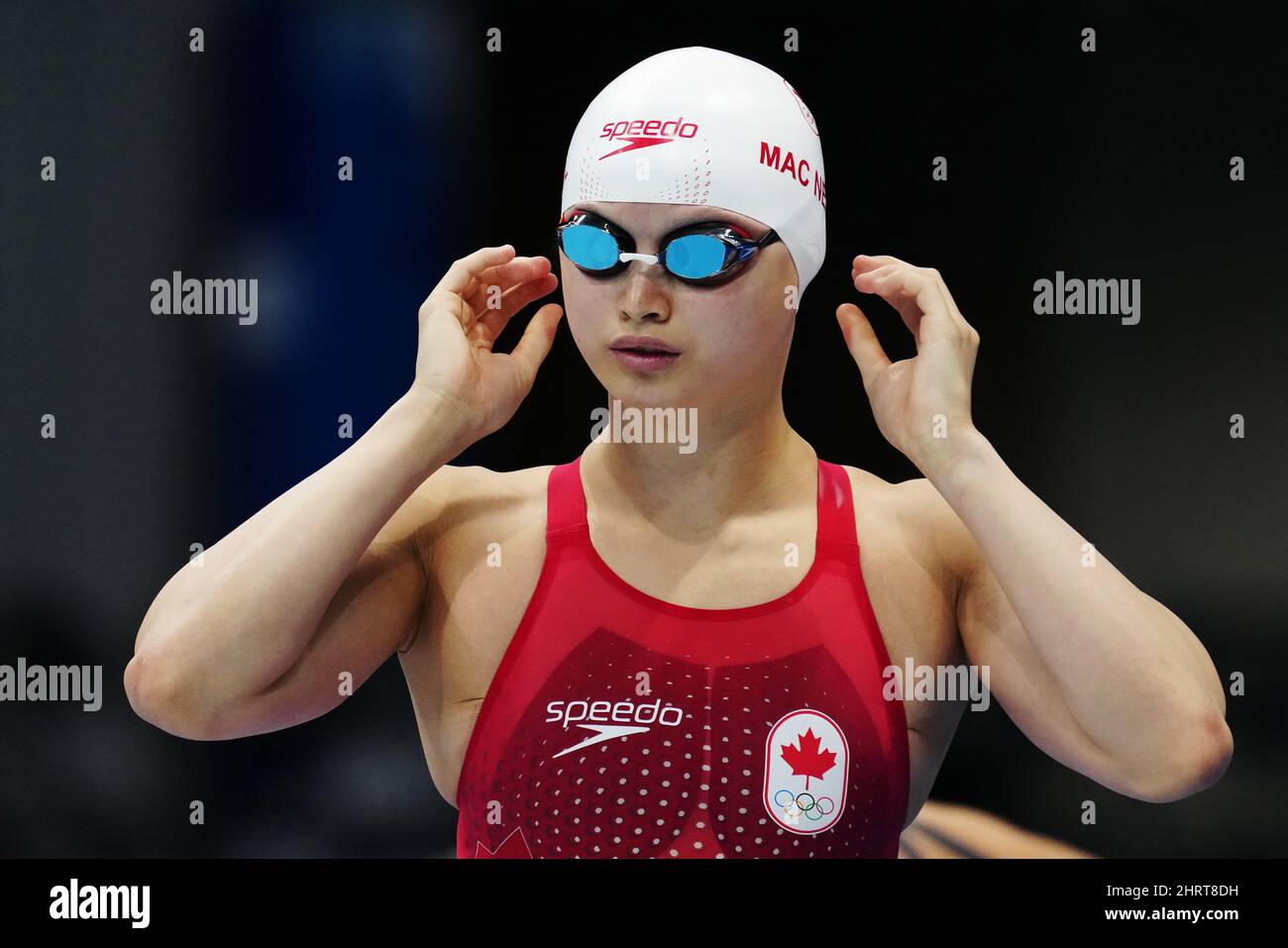 Canada's Margaret Mac Neil prepares to swim in the women's 100m ...