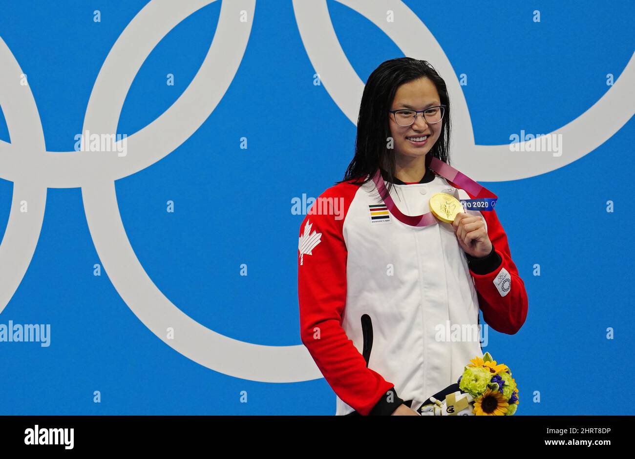 Canada's Margaret Mac Neil celebrates her gold medal in the women's ...