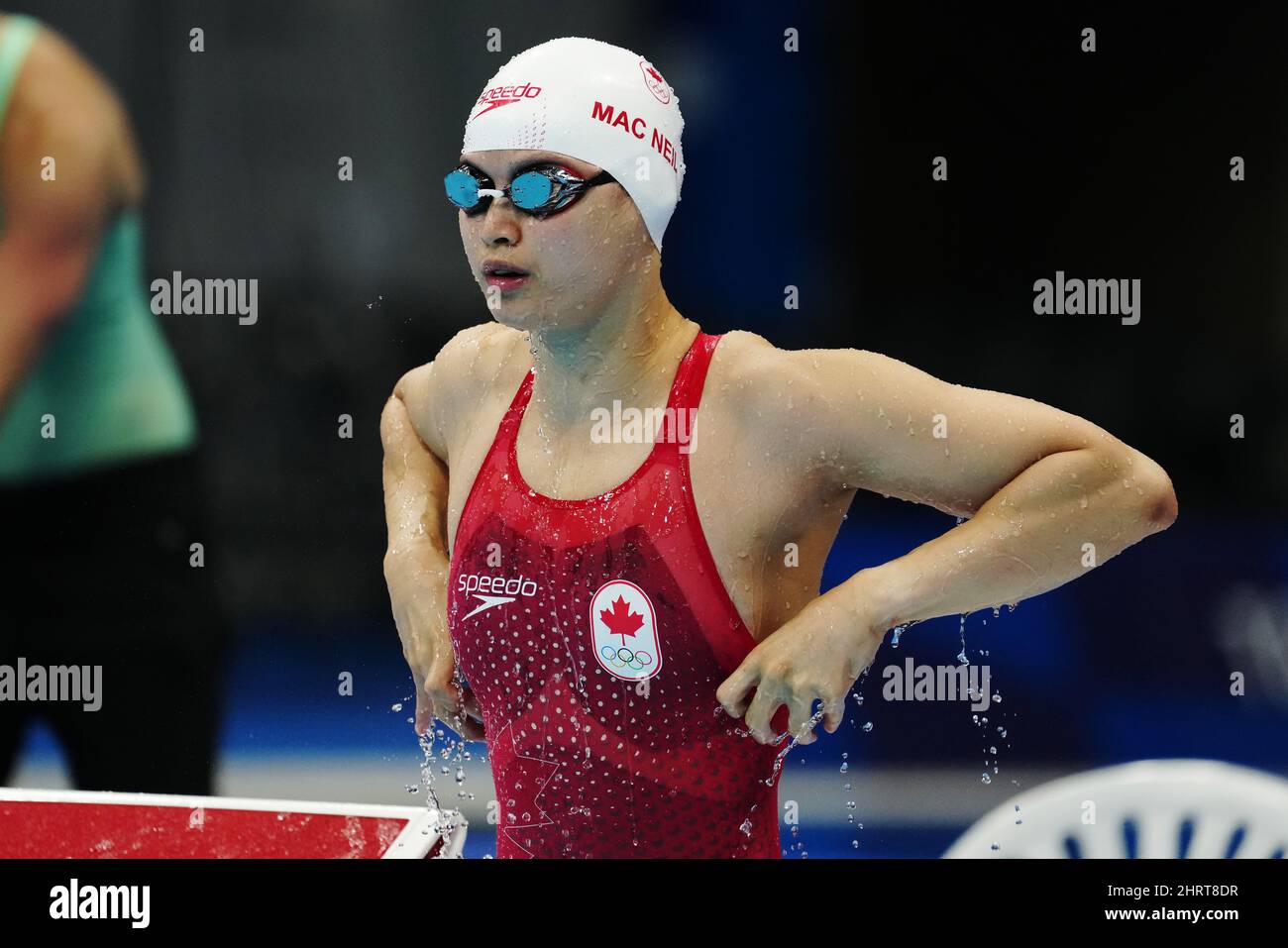 Canada's Margaret Mac Neil prepares to swim in the women's 100m ...