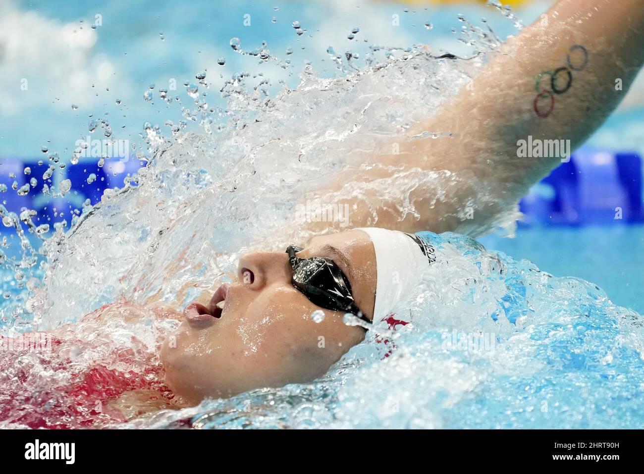 Canada's Sydney Pickrem competes in the women's 200m individual medley ...