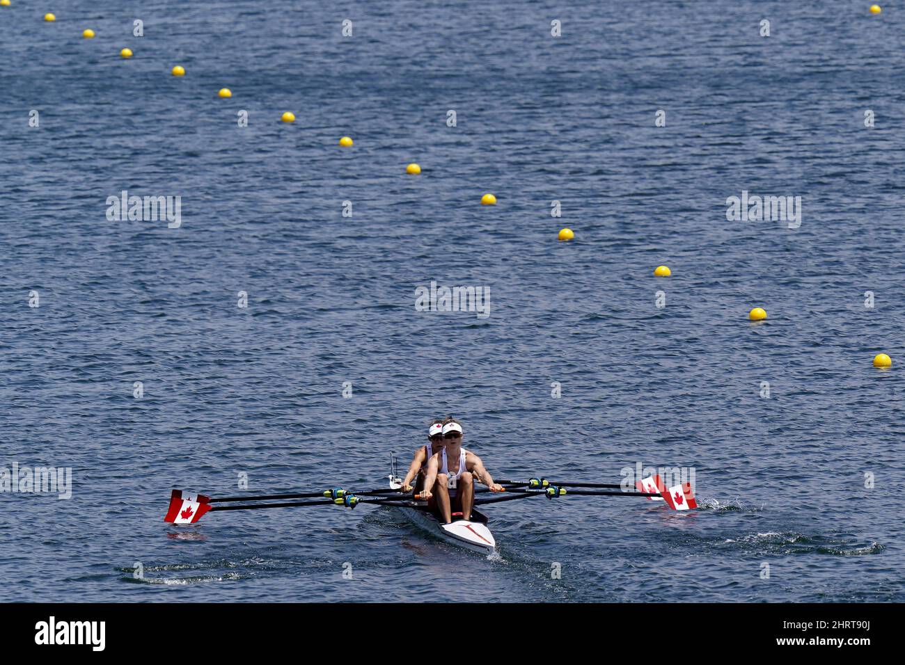 Canada's Jill Moffatt and Jennifer Casson compete in the women's ...
