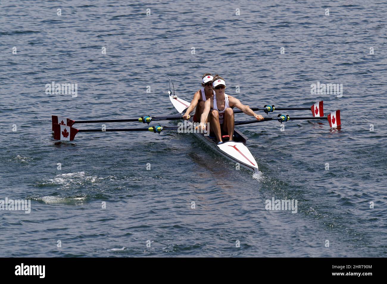 Canada's Jill Moffatt and Jennifer Casson compete in the women's ...