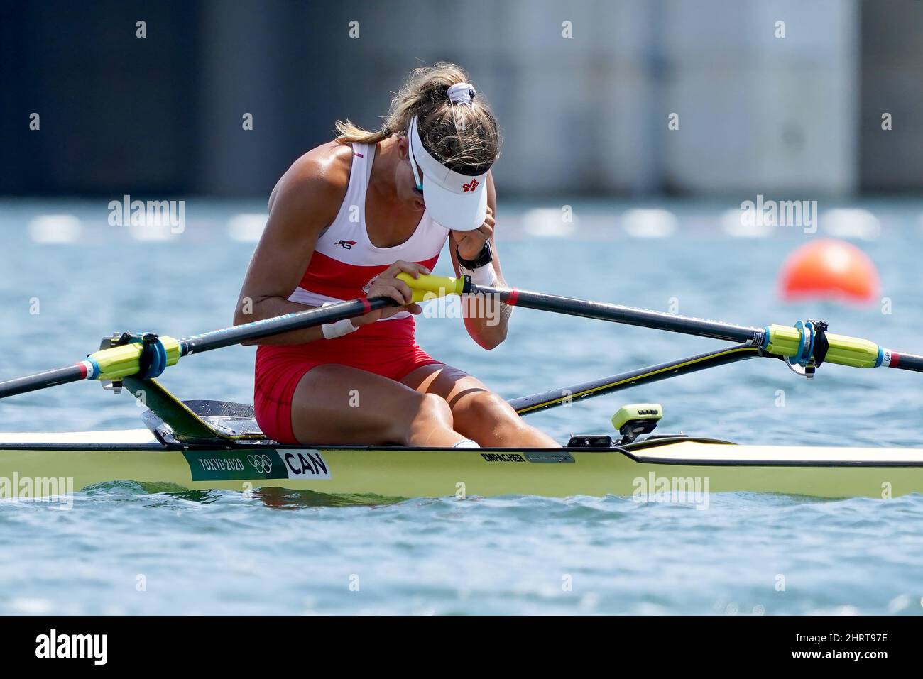 Canada's Carling Zeeman reacts after failing to qualify in the women's ...