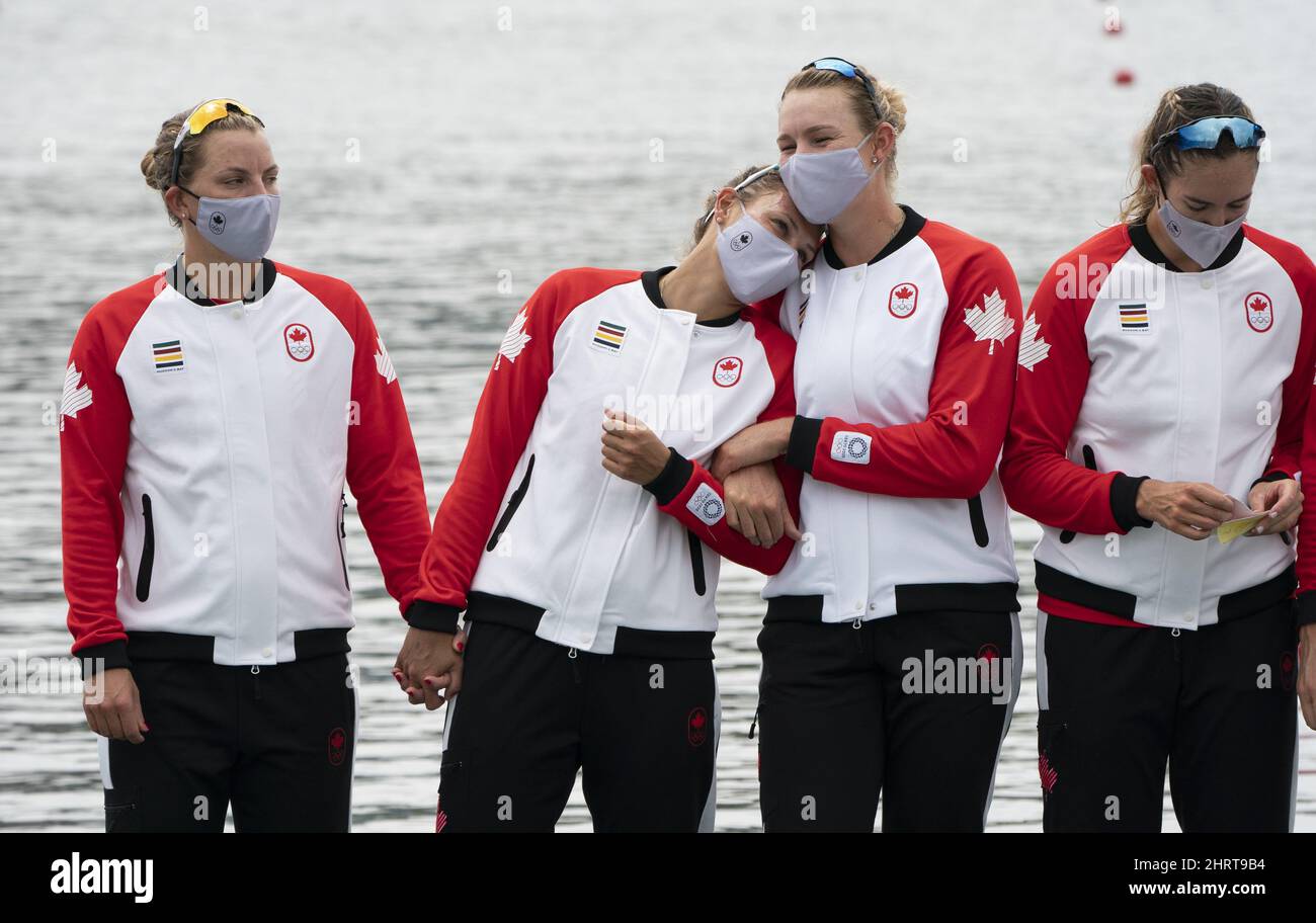 Canadaâ€™s Lisa Roman, Kasia Gruchalla-Wesierski, Christine Roper ...