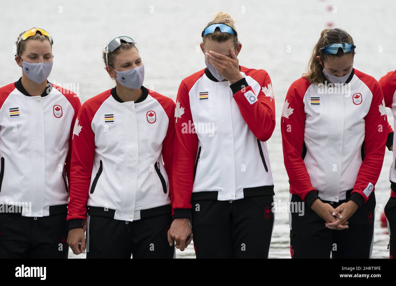 Canadaâ€™s Christine Roper shows her emotion as she stands on the ...