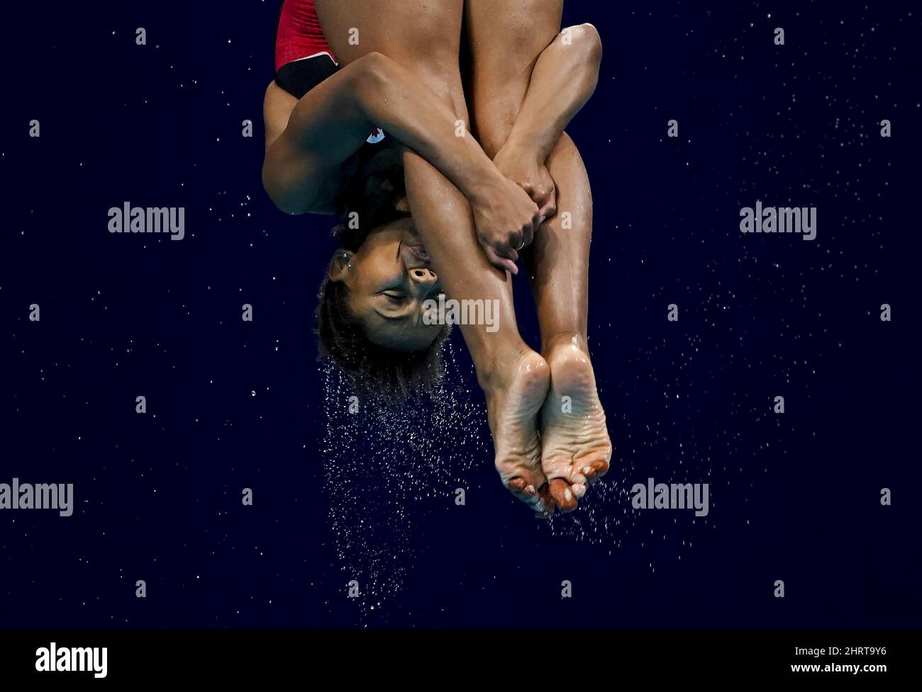 Jennifer Abel of Canada competes in the Women's 3m Springboard final ...