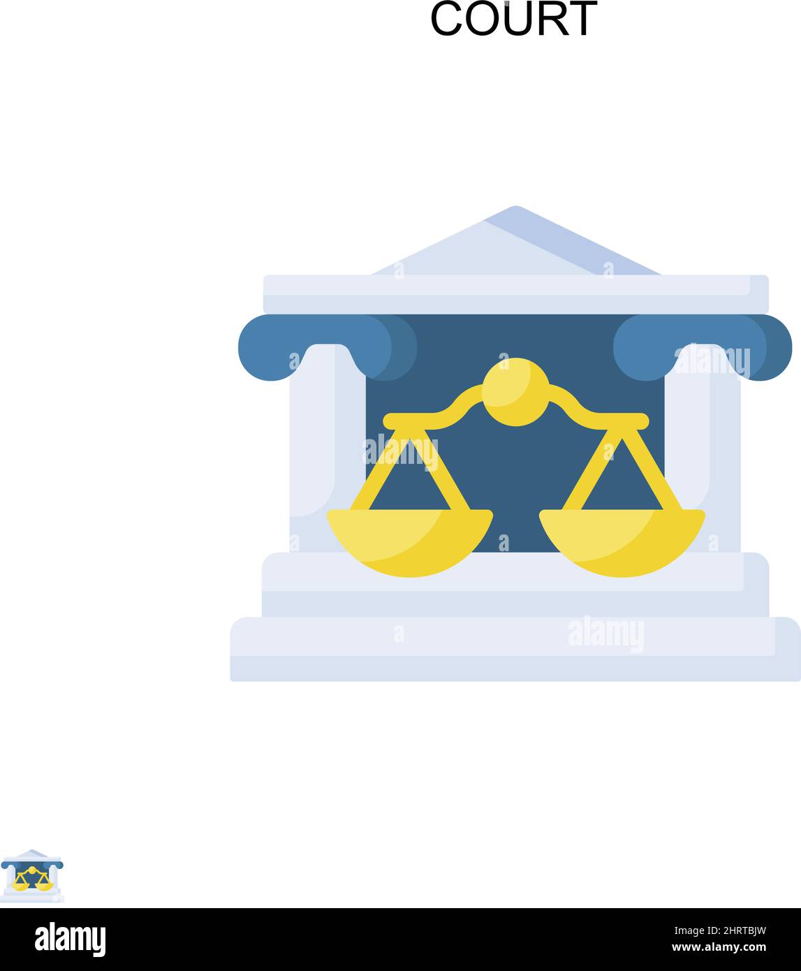 Courtroom Stock Vector Images - Alamy