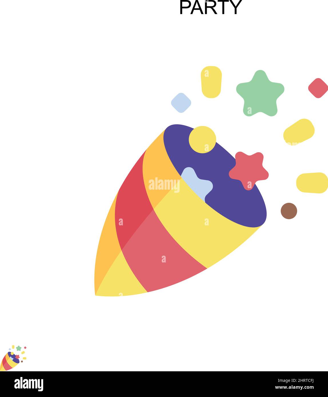 Night club crowd confetti Stock Vector Images - Alamy