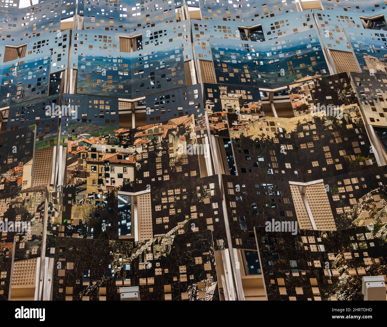 Abstract exterior wall of the building Stock Photo - Alamy