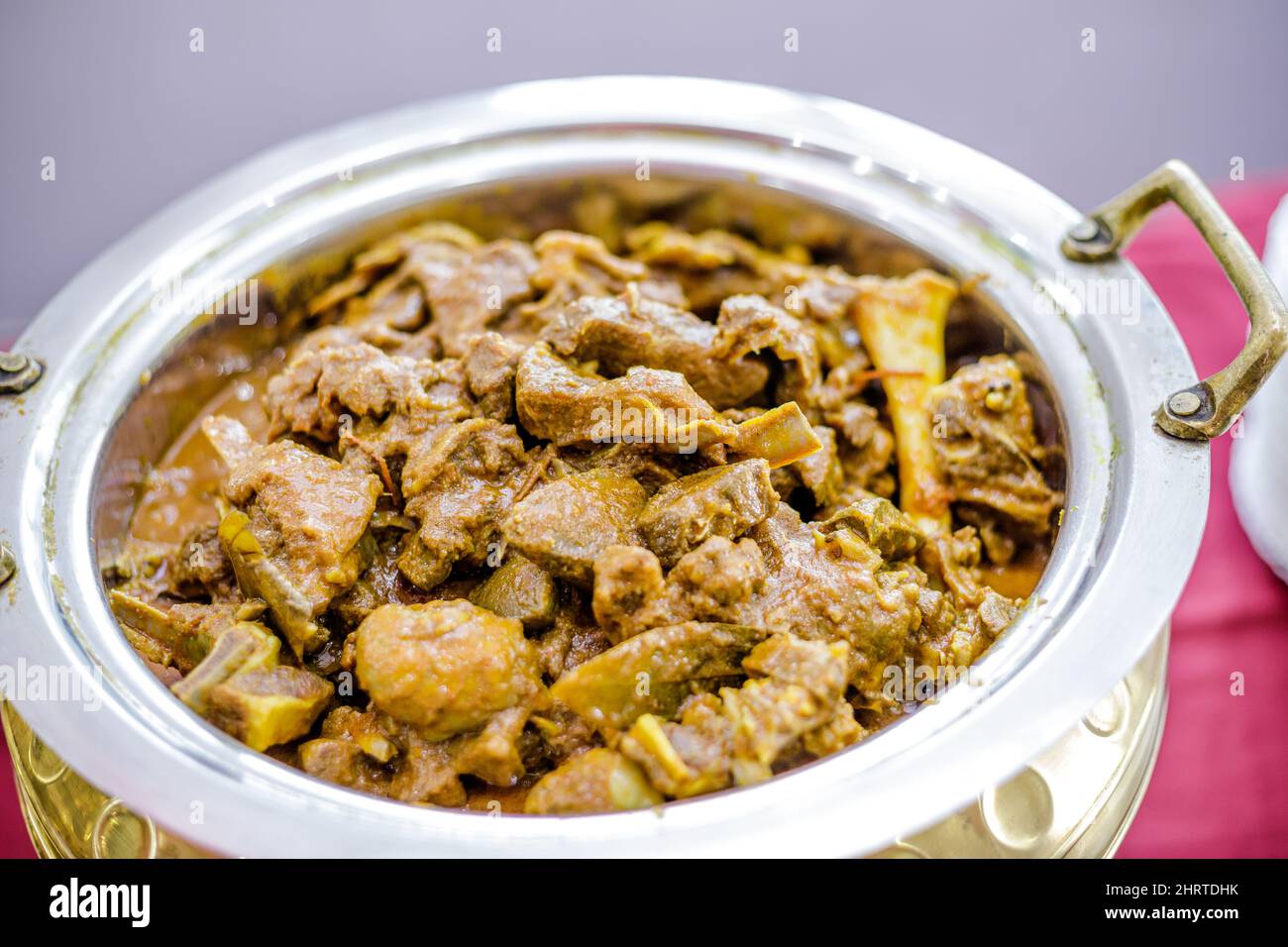 Spicy and delicious mutton curry Stock Photo - Alamy