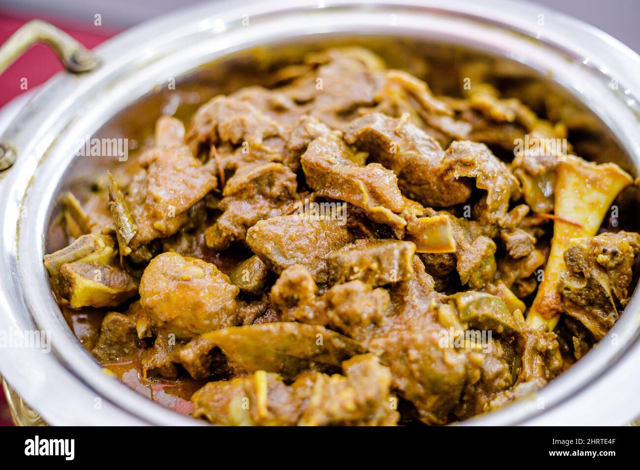 Spicy and delicious mutton curry Stock Photo - Alamy