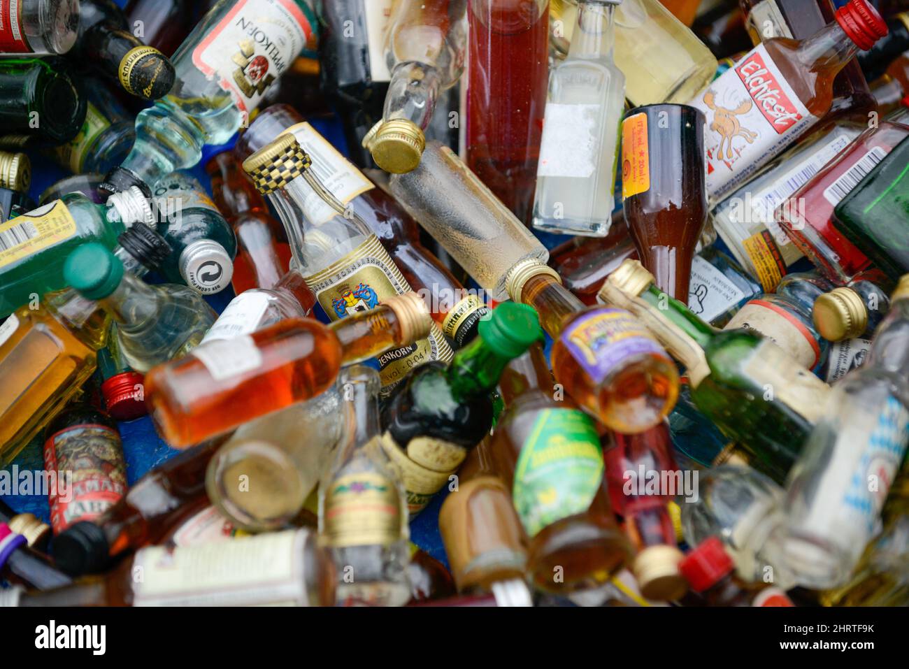 Close up of a heap of bottles hi-res stock photography and images - Alamy