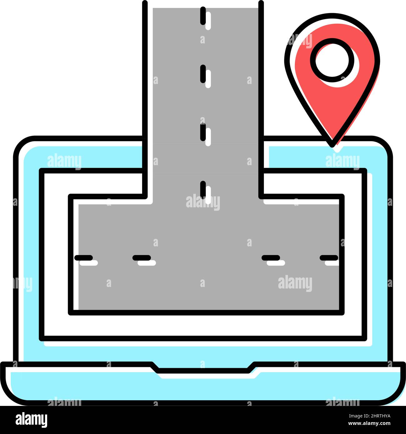 laptop program color icon vector illustration Stock Vector Image & Art ...