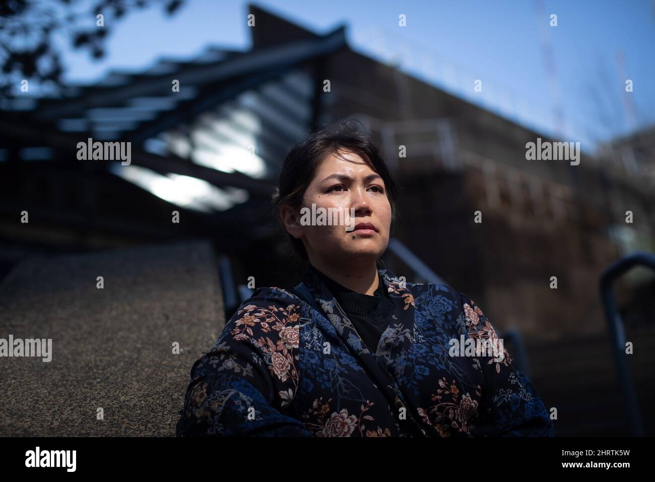 Friba Rezayee, who was one of Afghanistan's first two female Olympians ...